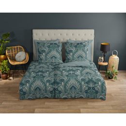 Good Morning Wendebettw&auml;sche &raquo;Nolamu&laquo; 2 Stk. tlg. 100% Baumwolle, Renforc&eacute;, Rei&szlig;verschluss, Wendeoptik, Paisley hellblau Obermaterial: 100%...