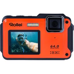 Rollei Kompaktkamera »Sportsline 64 Selfie«, 64 orange