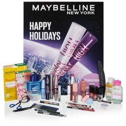 Maybelline NEW YORK Kosmetik-Adventskalender »Adventskalender 31-Türer 2025« ab 13 Jahren bunt Adventskalender von Maybelline New York mit 31 Türchen