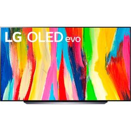 LG OLED-Fernseher »OLED83C27LA« 210 cm/83 ′′ Smart-TV OLED evo, bis zu 120Hz, α9 Gen5 4K AI-Prozessor, Twin Triple Tuner schwarz Leistungsstarker α9..