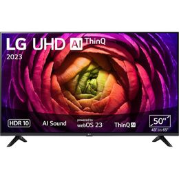 LG LCD-LED Fernseher »50UR73006LA« 127 cm/50 ′′ Smart-TV UHD, α5 Gen6 4K AI-Prozessor, Direct LED, AI Sound, WebOS 23 schwarz Intelligenter α5 Gen6...