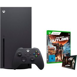 Xbox Konsolen-Set »Series X + Star Wars Outlaws« 1 TB schwarz