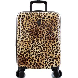 Heys Hartschalen-Trolley »Leopard, 53 cm« 40 l 4 Rollen x Joachim Llambi Handgepäck-Koffer Reisegepäck Brown Leopard