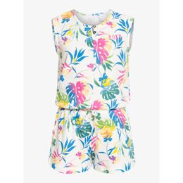 Roxy Playsuit &raquo;Big Memories&laquo; Snow White Surf Trippin Rg 4(101-108cm) - US-Gr&ouml;&szlig;en US-Gr&ouml;&szlig;en 4(101-108cm) Stoff: Baumwollstoff [140 g/m2]