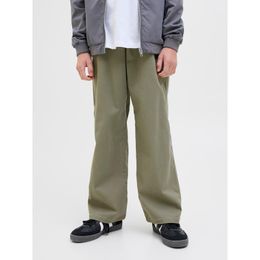 Jack & Jones JACK & JONES JUNIOR Chinos »JPSTALEX CO JJCARPENTER PANTS NOOS JNR« Dusty Olive Detail:STITCHING W. DTM 164 - N-Gr N-Gr 164 Coole Hose von Jack &...