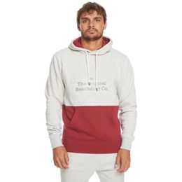 Quiksilver Kapuzensweatshirt &raquo;Emboss&laquo; Light Grey Heather XS XS Stoff: Baumwoll-Polyester-Mischgewebe [280...