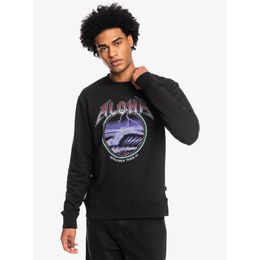Quiksilver Sweatshirt »Rock Waves« schwarz S S Material: Mischgewebe aus...