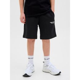 Jack & Jones JACK & JONES JUNIOR Sweatshorts »JPSTVESTERBRO SWEAT SHORTS GMS SN JNR« Black 176 - N-Gr N-Gr 176 Moderne Short von Jack & Jones Junior