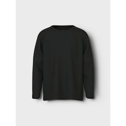 name it Langarmshirt »NKMVOBBO LS NREG TOP NOOS« Black 122 (128) 122 (128) Langarm-Design, ideal für die Übergangszeit und kühleres Wetter