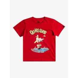 Quiksilver T-Shirt »Seagulls« Chili Pepper 5(108-114 cm) 5(108-114 cm) Stoff: Leichter Baumwolljersey