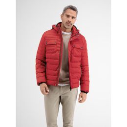 Lerros Winterjacke »Steppjacke mit abnehmbarer Kapuze« mit Kapuze RUBY RED M M Modisch designte Steppkammern