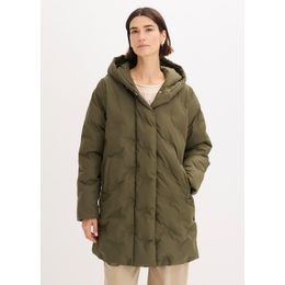 bonprix Steppjacke in 2-in-1-Optik, gr&uuml;n, Gr.44, Bequeme Steppjacke in 2 in 1 Optik