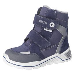 Ricosta Winterstiefel »JANEK 50 WMS: weit« Snowboots, Klettstiefel mit Sympatex, Größenschablone zum Download blau-grau 26 26 Bequemer...