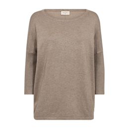 Freequent Strickpullover &raquo;FQJONE-PU&laquo; mit 3/4 Armen Simply Taupe Mel. M M Pullover f&uuml;r Damen von FREEQENT
