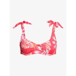 Roxy Bügel-Bikini-Top »Seaside Tropics« Hibiscus Seaside Tropics V1 S XL - Cup B Cup B XL Stoff: Weicher, ,...