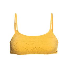 Roxy Bandeau-Bikini-Top »Quiet Beauty« Ochre XL - Cup B Cup B XL Stoff: Weicher, ,...