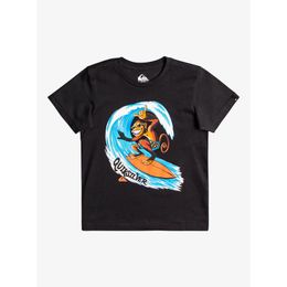 Quiksilver T-Shirt »Monkey Wave« schwarz 7(121-126cm) 7(121-126cm) Stoff: Leichter Baumwolljersey