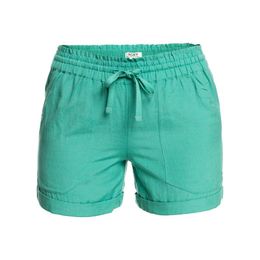Roxy Shorts »Another Kiss« Sea Blue XXL XXL Stoff: leichtes Leinen-Viskose-Mischgewebe