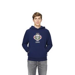 Jack & Jones Jack & Jones Junior Jungen Kapuzensweatshirt &raquo;JORSKULL NATURE SWEAT HOOD SN JNR&laquo; blau 152
