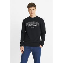 Jack & Jones JACK & JONES JUNIOR Sweatshirt &raquo;JJMAKOTO mit Print und pflegeleichtem Material&laquo;, bedruckt, modisch, regular fit, Sweatware, Rundhals Black...