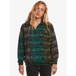 Quiksilver Sweatjacke »Colorful Quest« Black New Wave XL XL Recyceltes Material: recyceltes Polyester-Material