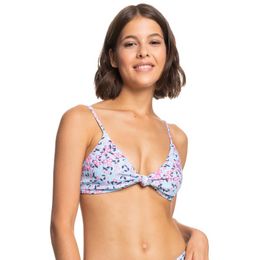 Roxy Triangel-Bikini-Top »Love Rib Monyca« Cool Blue S Very Blossom XXL - Cup B Cup B XXL Stoff: Weicher, robuster, ,...