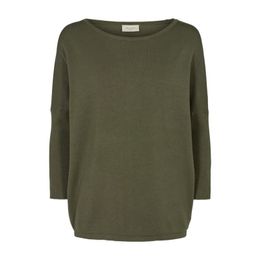Freequent Strickpullover »FQJONE-PU« mit 3/4 Armen olive night XXL XXL Pullover für Damen von FREEQENT