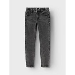 name it Skinny-fit-Jeans »NKMTHEO XSLIM JEANS 7640-RY NOOS« Dark Grey Denim 110 - N-Gr N-Gr 110 Skinny-fit Jeans in Slim Fit Passform, perfekt für...
