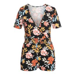 Roxy Playsuit »Makes Me Wonder« Anthracite Island Vibes M M Stoff: Mischgewebe aus Viskose und Elasthan...