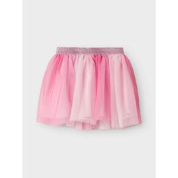 name it Tüllrock »NMFVABOSS SKIRT FFFFD« Carmine Rose 128 128 Minirock von name it für Mädchen