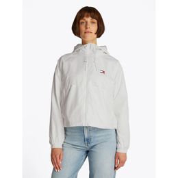 Tommy Jeans Windbreaker &raquo;TJW ESSENTIAL WINDBREAKER EXT&laquo; mitKapuze mit Logodruck Ecru M (38) M (38) Damenjacke von Tommy Jeans
