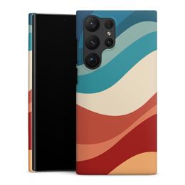 DeinDesign Galaxy S23 Ultra Handy Premium Case Smartphone Handyh&uuml;lle Schutzh&uuml;lle matt Ombre Wave Colour Premium Case