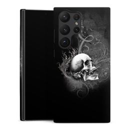 DeinDesign Galaxy S23 Ultra Handy Premium Case Smartphone Handyh&uuml;lle Schutzh&uuml;lle matt Gothic Skull Skulls Premium Case