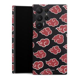 DeinDesign Galaxy S23 Ultra Handy Premium Case Smartphone Handyh&uuml;lle Schutzh&uuml;lle matt Naruto Shippuden Pattern Akatsuki Premium Case