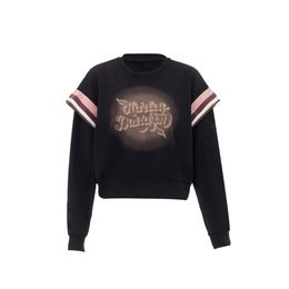 HOMEBASE Sweatshirt Damen Gr&ouml;&szlig;e XS/S braun / hellbraun / rosa / schwarz