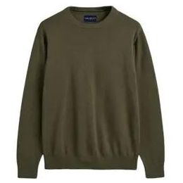 Hackett London f&uuml;r Herren. HM7000143 Einfarbiger gr&uuml;ner Pullover (XXL), L&auml;ssig, Baumwolle