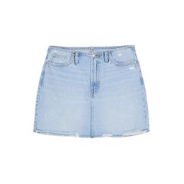 Bershka Rock Damen Größe 32 hellblau