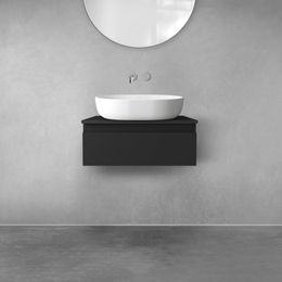 OLTENS Vernal Badmöbel-Set 2-teilig mit Unterschrank mit 1 Schublade und Konsolenplatte 60 x 25,2 cm