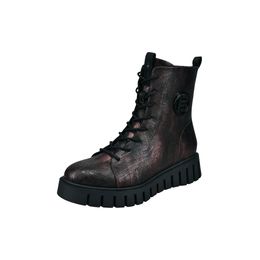 TT. BAGATT Schnürstiefel Damen Größe 38 burgunder / schwarz Winterschuhe