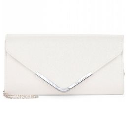 Tamaris Clutch 'Amalia' Damen Größe One Size silber / perlweiß