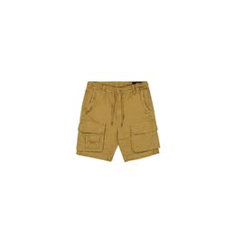Shorts Alpha Industries "Aloha Safari Shorts", Herren, Gr. 30, Normalgrößen, grün (khaki), Obermaterial: 80% Baumwolle, 20% Viskose, Hosen Shorts