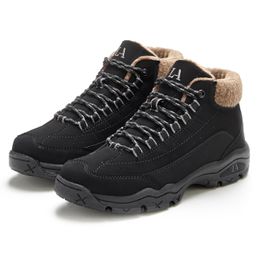 Winterstiefelette Lascana, Damen, Gr. 38, schwarz, Obermaterial: 100% Synthetik. Futter: 100% Textilmaterial. Decksohle: 100% Textilmaterial. Laufsohle: 100% Synthetik, unifarben, Schuhe, Outdoor Boots, Ankle Sneaker mit robuster Sohle und Warmfutter