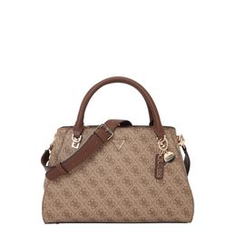 Guess Handtasche 'NOELLE II LUXURY SATCHEL' Damen Größe One Size braun / cappuccino