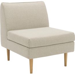 Sofaelement DOMO collection "Filho, individuell erweiterbar", beige (sand), B:70cm H:81cm T:82cm, 88% Olefin, 12% Polyethylene, Polsterelemente, Polsterm&ouml;bel f&uuml;r Terrasse, Garten und Balkon, speziell f&uuml;r Outdoor