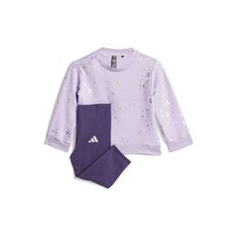 adidas Sportswear Trainingsanzug Jungen Größe 86 lavendel / silber / weiß
