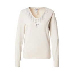 ZABAIONE Pullover 'Me44tte' Damen Gr&ouml;&szlig;e M beige / transparent