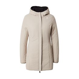 K-way Funktionsjacke 'DENISE' Damen Größe L kitt / gelb / schwarz