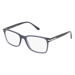 Prada 0PR 14WV Brille Herren | Fassung: Vollrand, Eckig, Blau Kristall