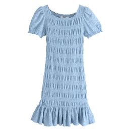 next Kleid Damen Gr&ouml;&szlig;e 46 pastellblau Winterkleid