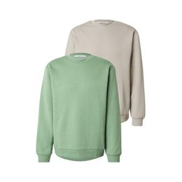 ABOUT YOU Sweatshirt 'Davin' male Beige, Green size XXL